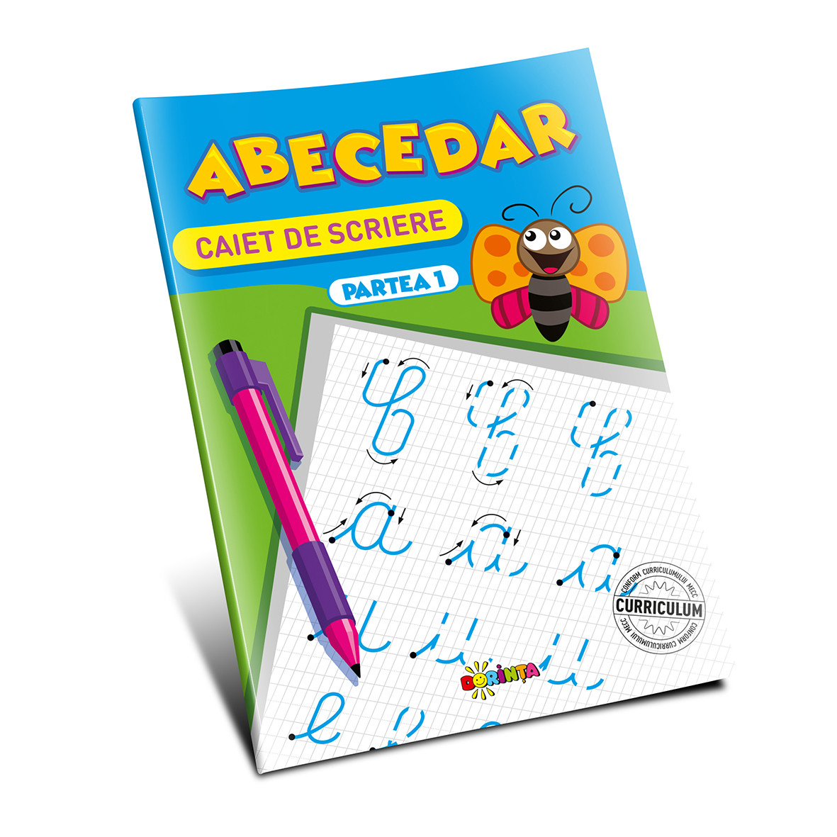 Abecedar: Caiet de scriere (Partea 1) - Editura Dorința - Clasa I ...