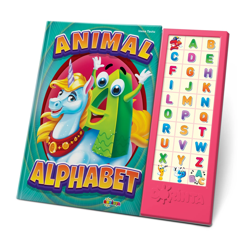 ANIMAL ALPHABET de Inesa Tăutu - Carte sonoră interactivă cu alfabetul ...
