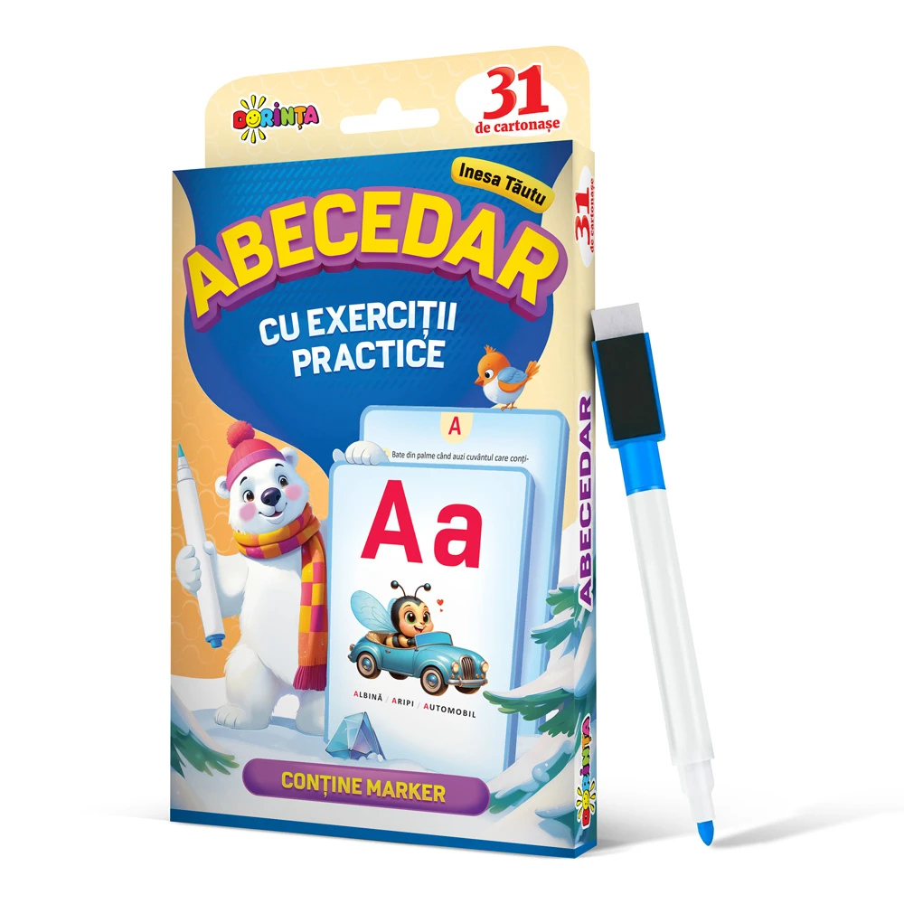 Abecedar cu exerciții practice - 31 Cartonașe de Inesa Tăutu | Editura ...
