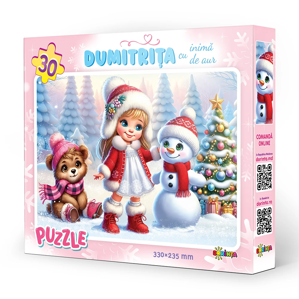 Puzzle 30ps. Dumitrita cu inima de aur | Libraria Dorinta